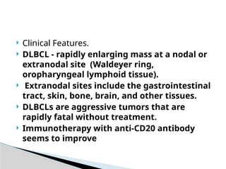 Non Hodgkin Lymphoma pathology pathology.pptx