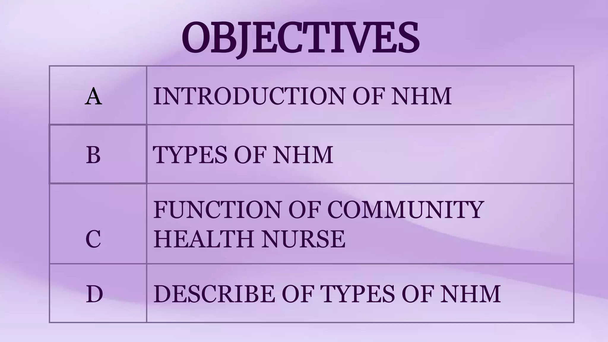 NATIONAL HEALTH MISSION | PPTX