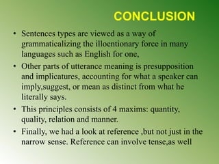 Semactics : Utterance Meaning | PPTX