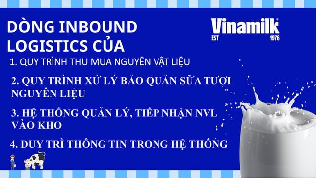 TÌM HIỂU VỀ DÒNG INBOUND LOGISTICS CỦA VINAMILK.pptx