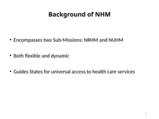 National Health Mission- an overview of t | PPT