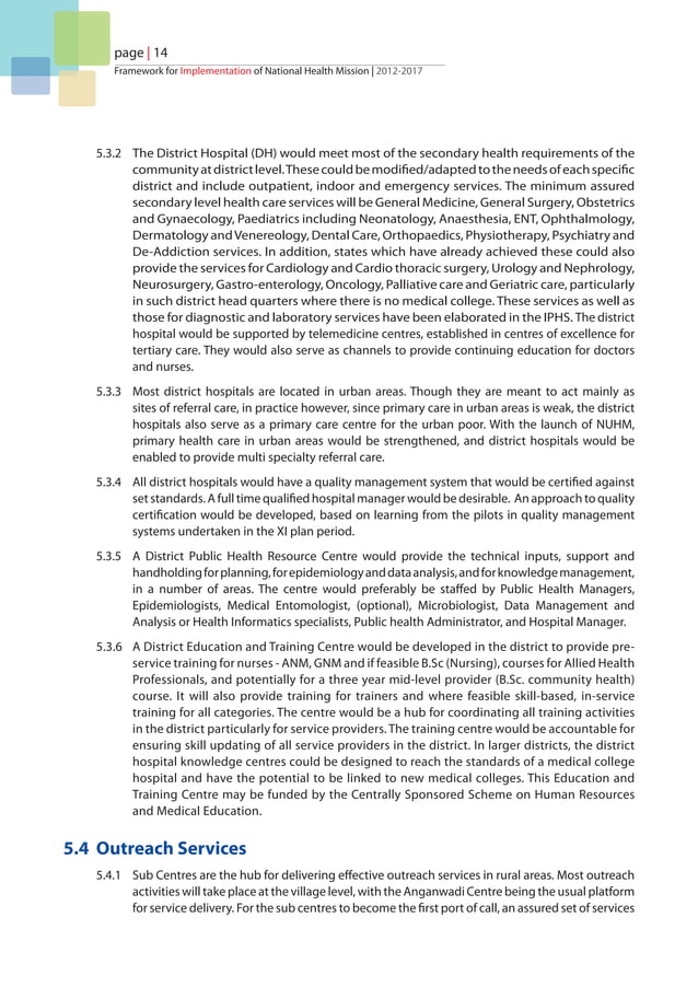 Nhm framework for_implementation | PDF | Healthcare Industry | Industries