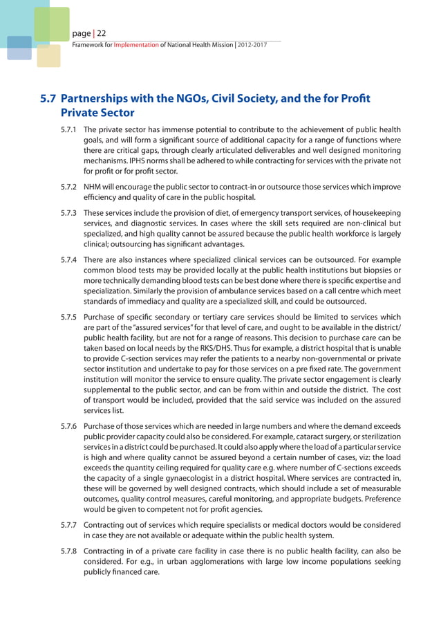 Nhm framework for_implementation | PDF | Healthcare Industry | Industries