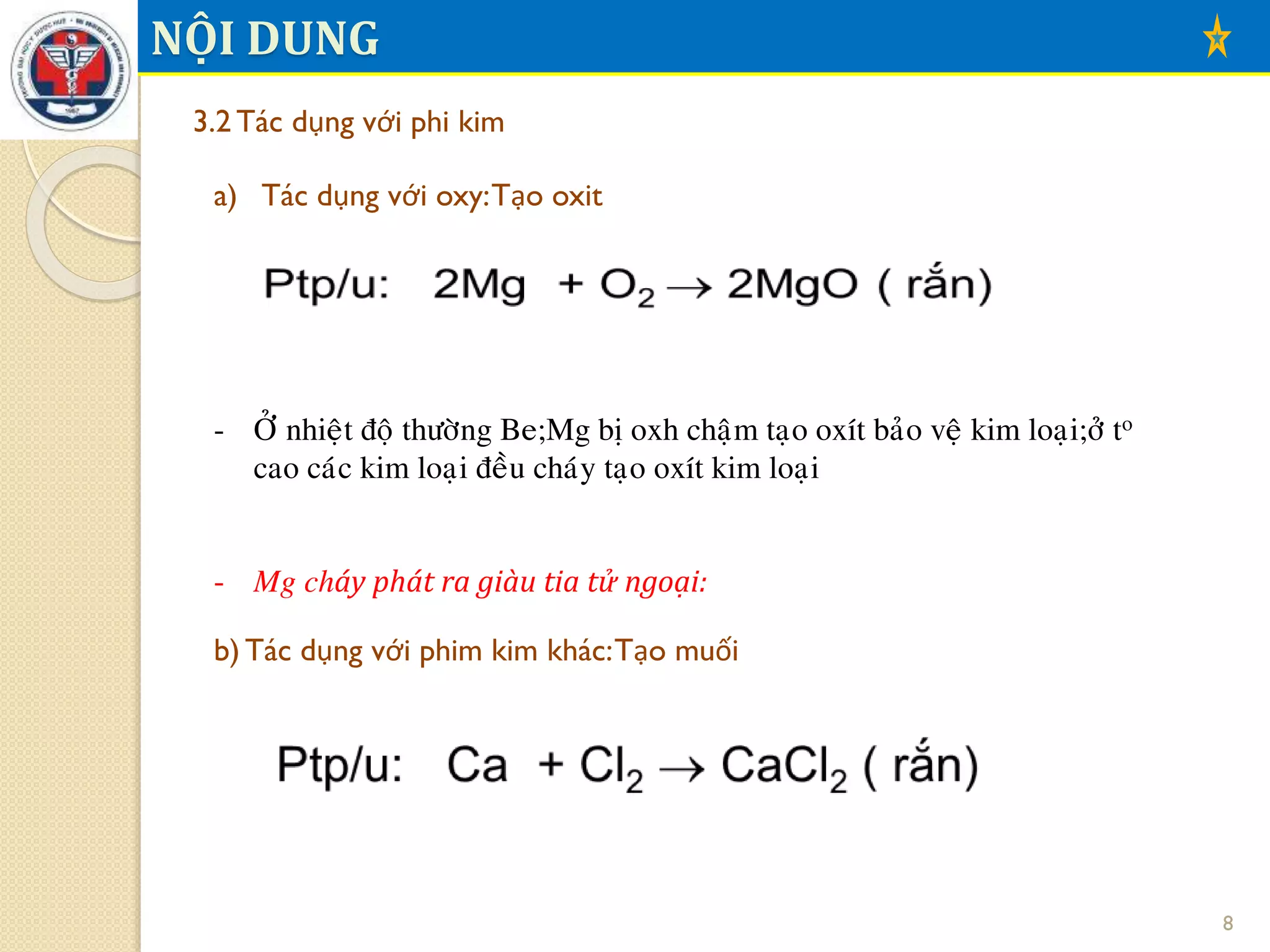 Nhóm IIA (kiềm thổ) | PPTX