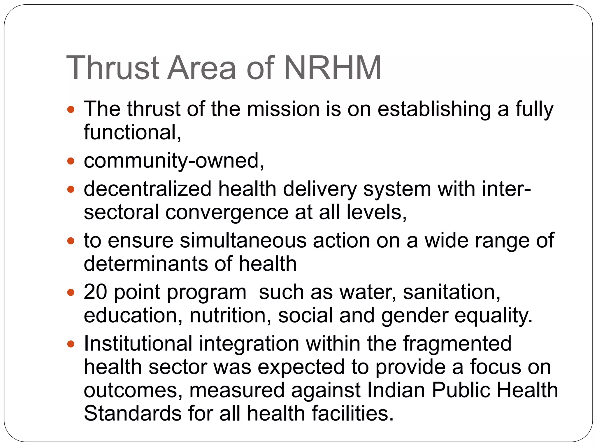 National health mission (NHM) | PPTX
