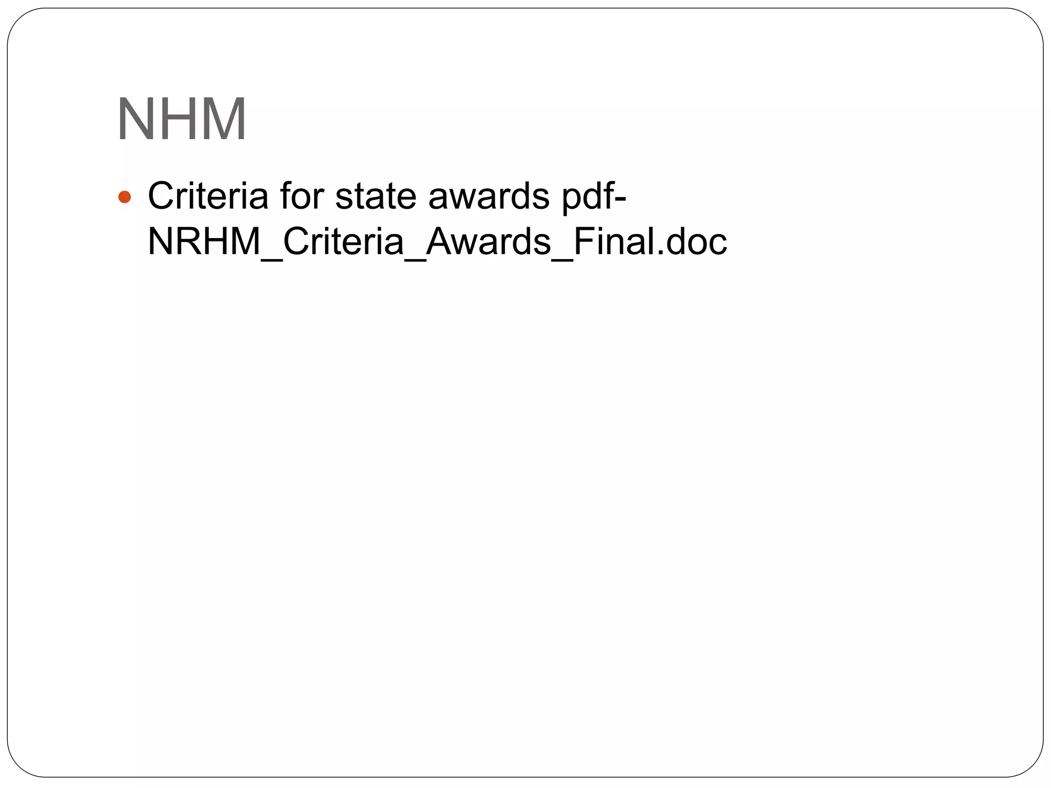 National health mission (NHM) | PPTX