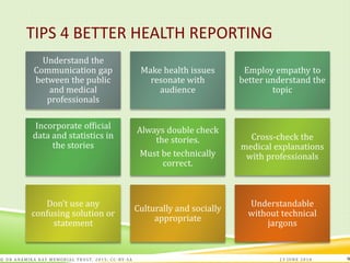 Positive and Development Reporting on Health | PPT