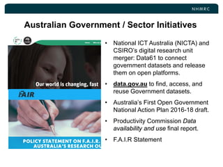 NHMRC and data sharing | PPT