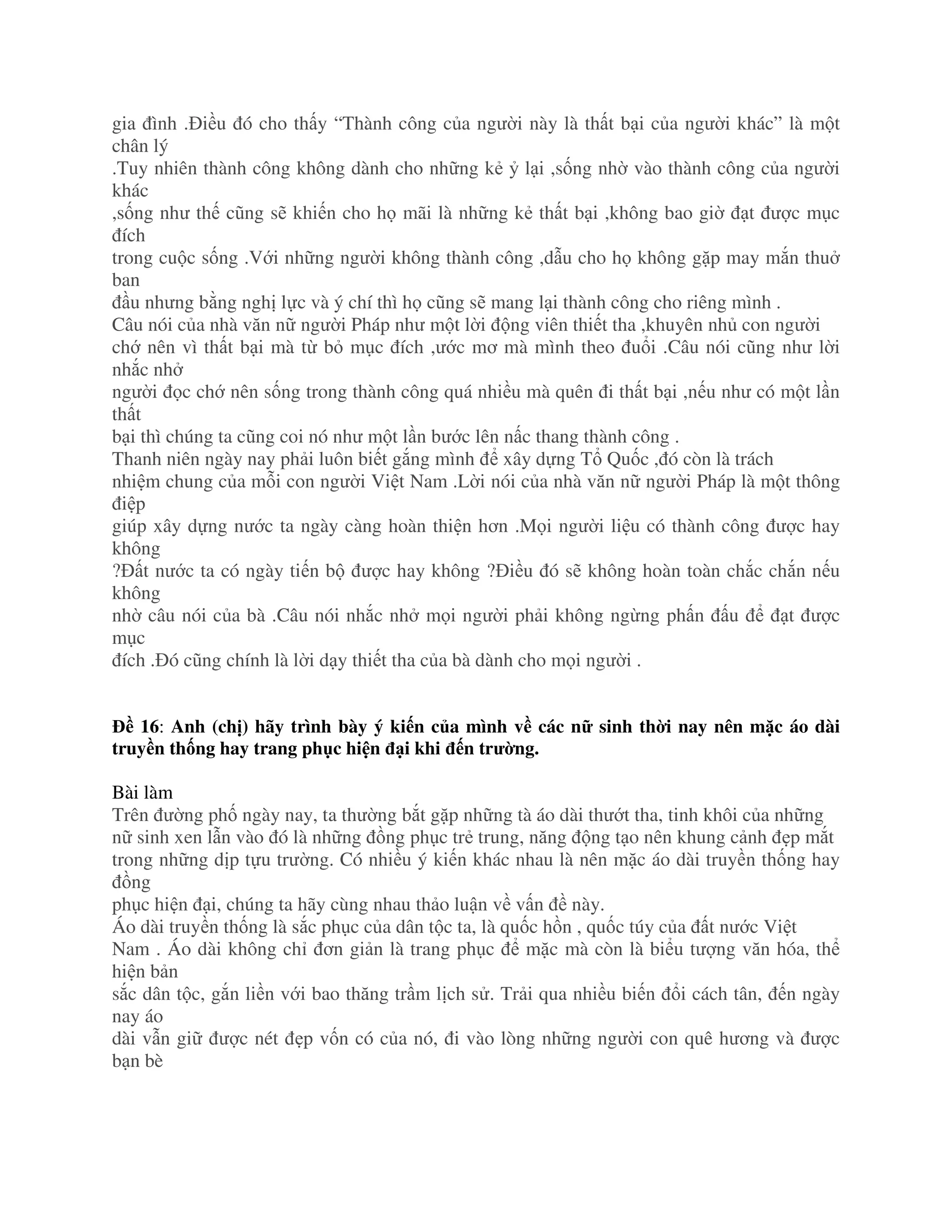 Những bài văn hay về nghị luận xã hộitruonghocso.com