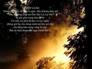 Nh ng i_u ch_ d_n v_ cu_c s_ng c_a dalai_lama | PPT