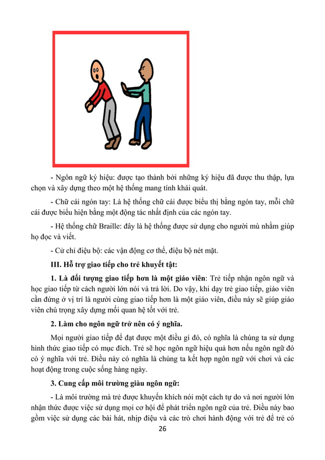 Những kỹ năng đặc thù trong giáo dục hòa nhập trẻ khuyết tật | PDF