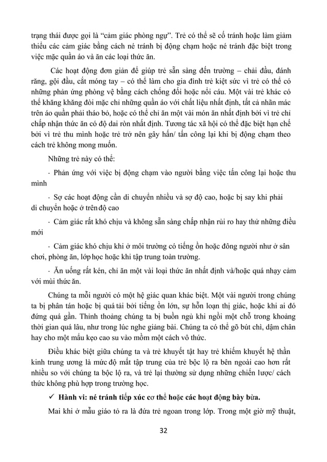 Những kỹ năng đặc thù trong giáo dục hòa nhập trẻ khuyết tật | PDF