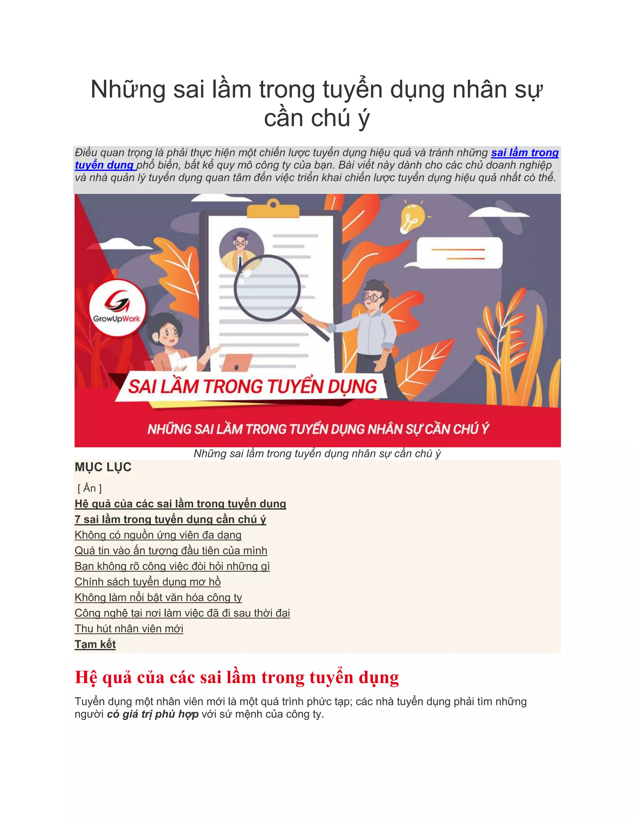Những sai lầm trong tuyển dụng nhân sự cần chú ý.pdf