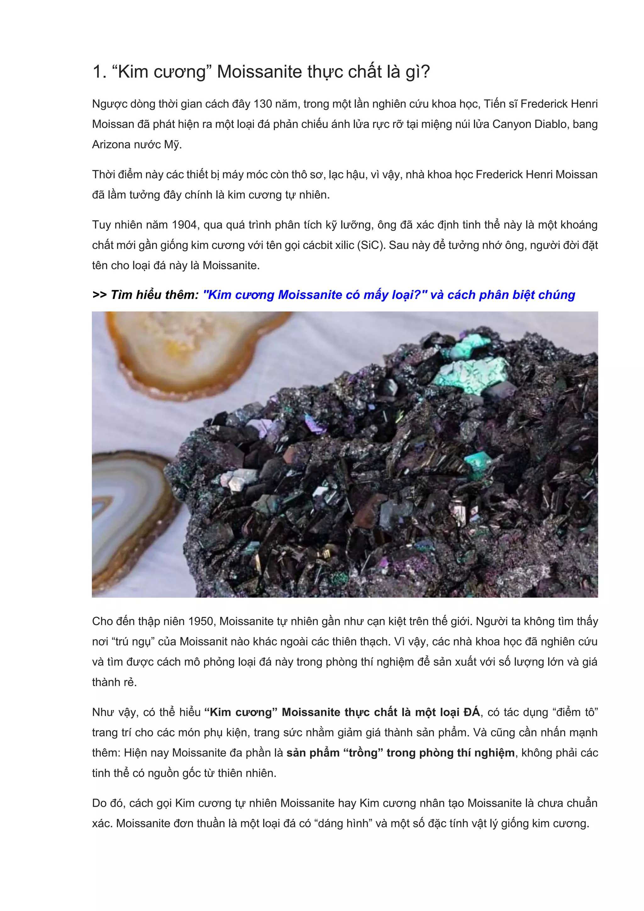 Nhẫn kim cương Moissanite | PDF