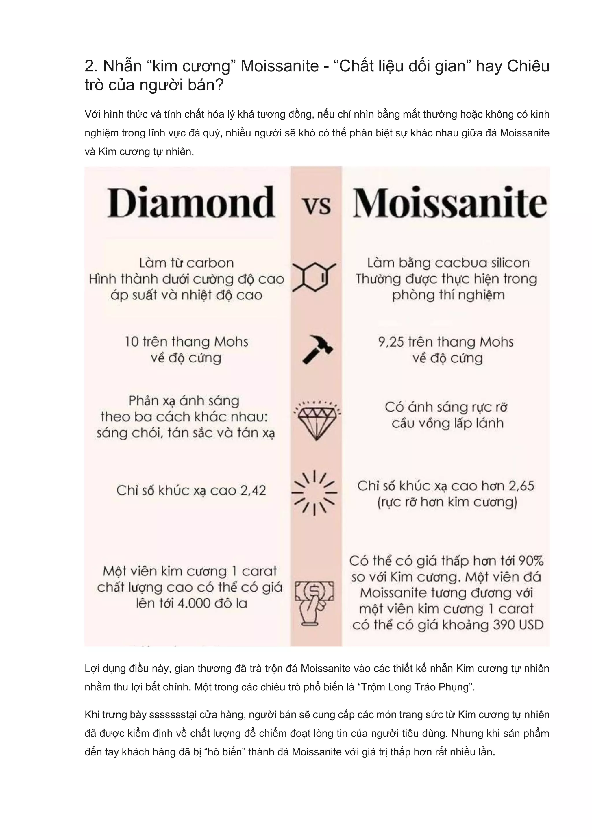 Nhẫn kim cương Moissanite | PDF