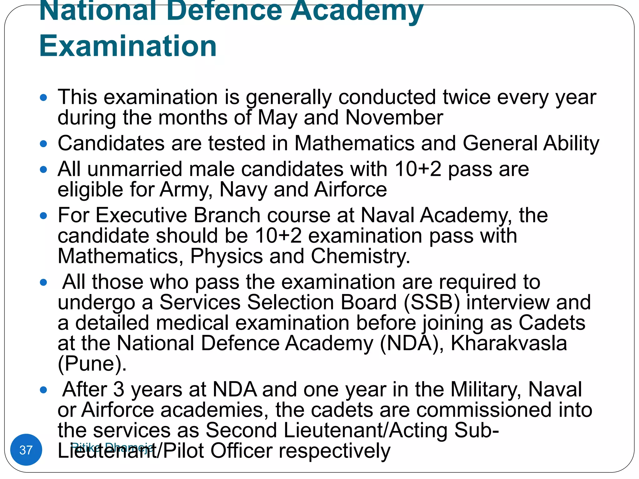 Career Opportunities After 10th Std Career After Class 10 Ppt