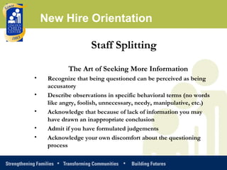 Crisis Cycle, Staff Splitting & Diversity | PPT