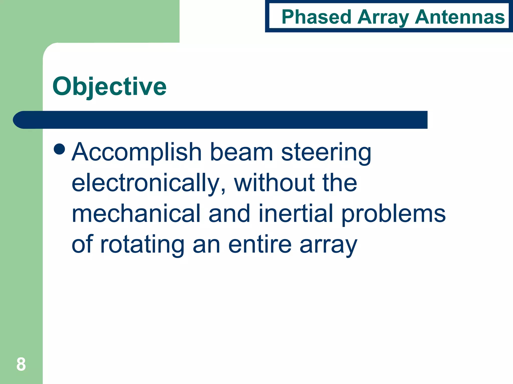 Phased array radar antennas - Anten mảng pha | PPT