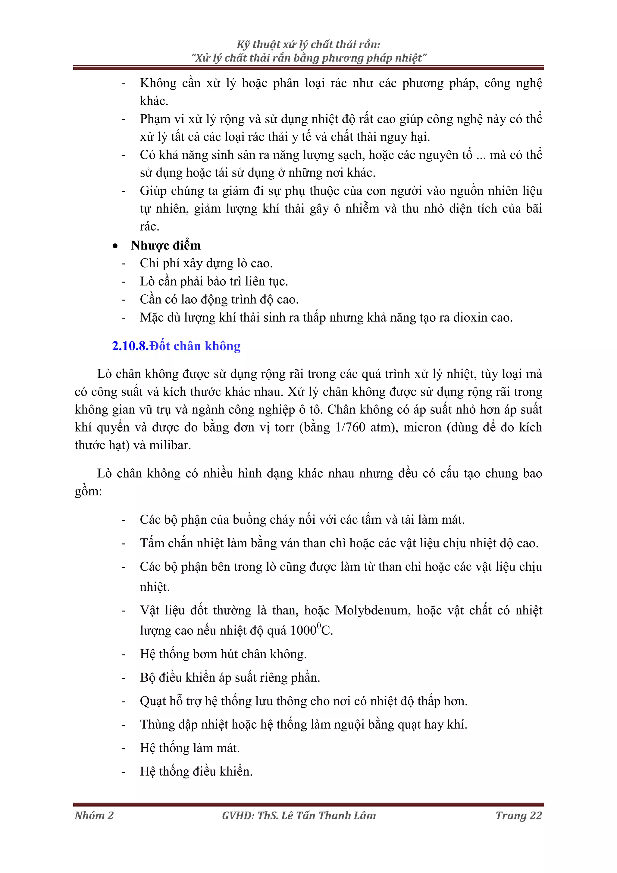 Đề tài: Xử lý chất thải rắn bằng phương pháp nhiệt, HAY | PDF