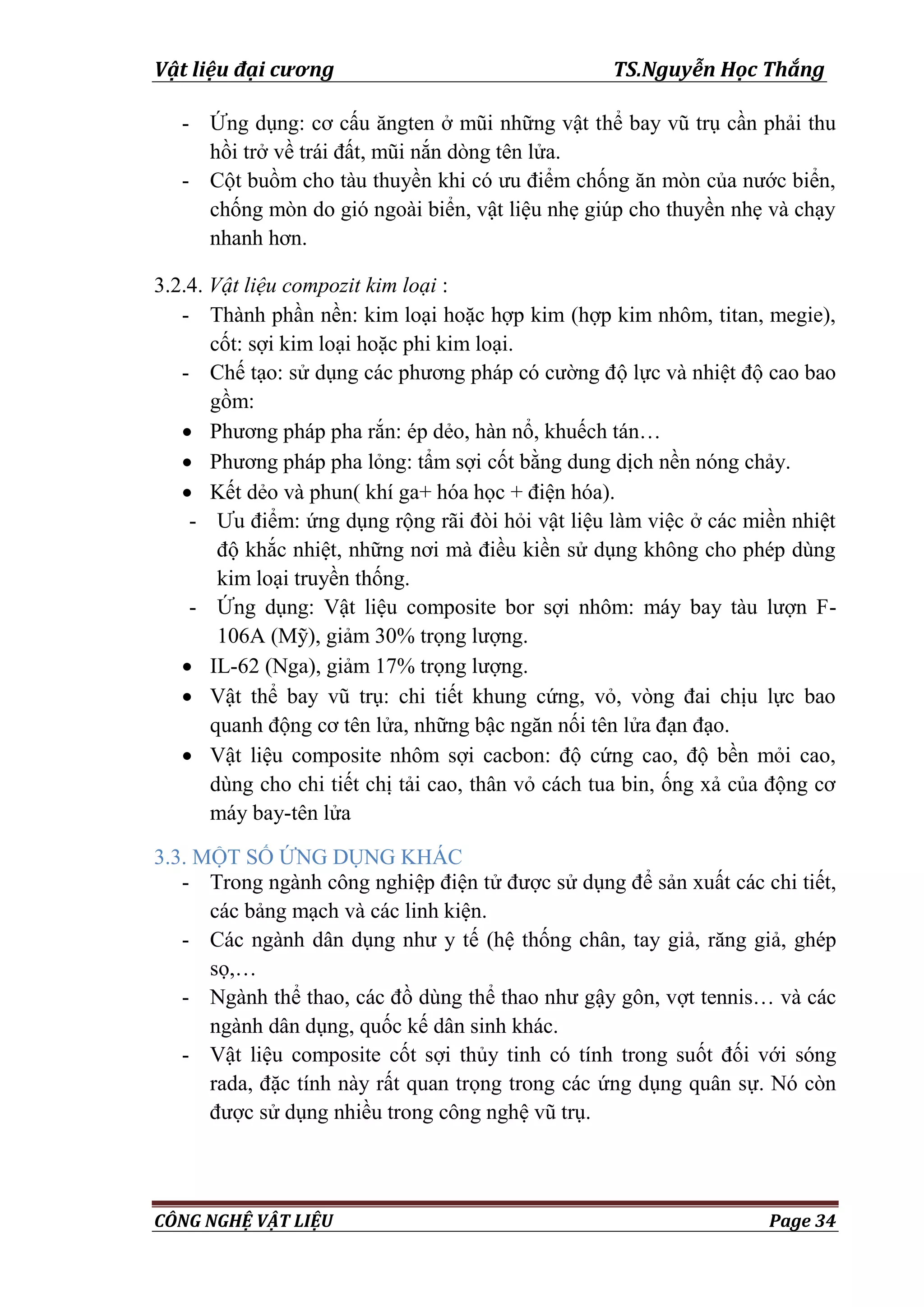 composite phân loại và ứng dụng | PDF