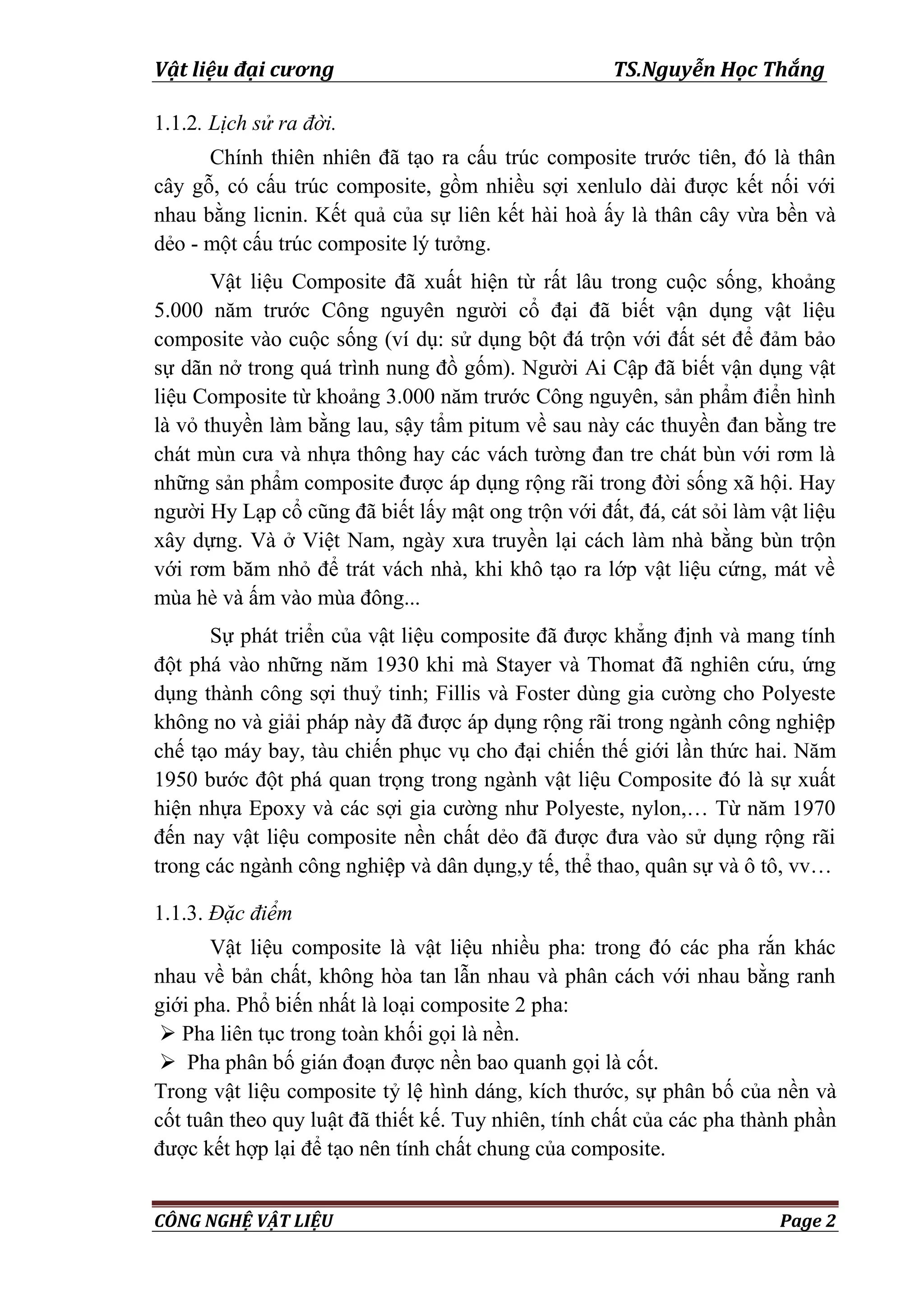 composite phân loại và ứng dụng | PDF