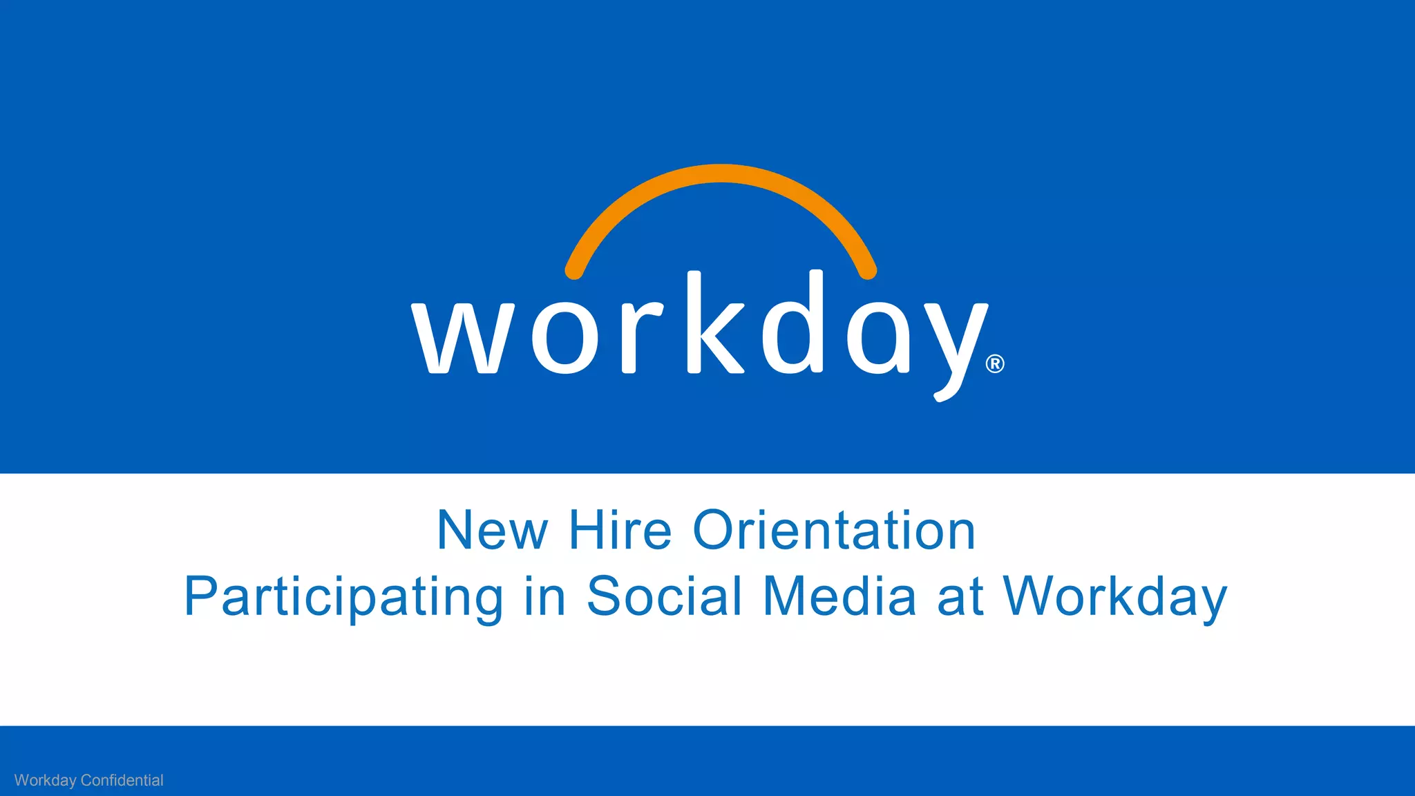 WDAY NHO deck | PPTX | Social Networking | Internet