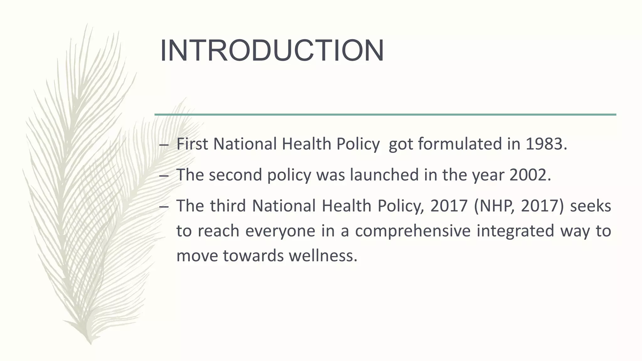 NHP( National Health Policy) | PPTX
