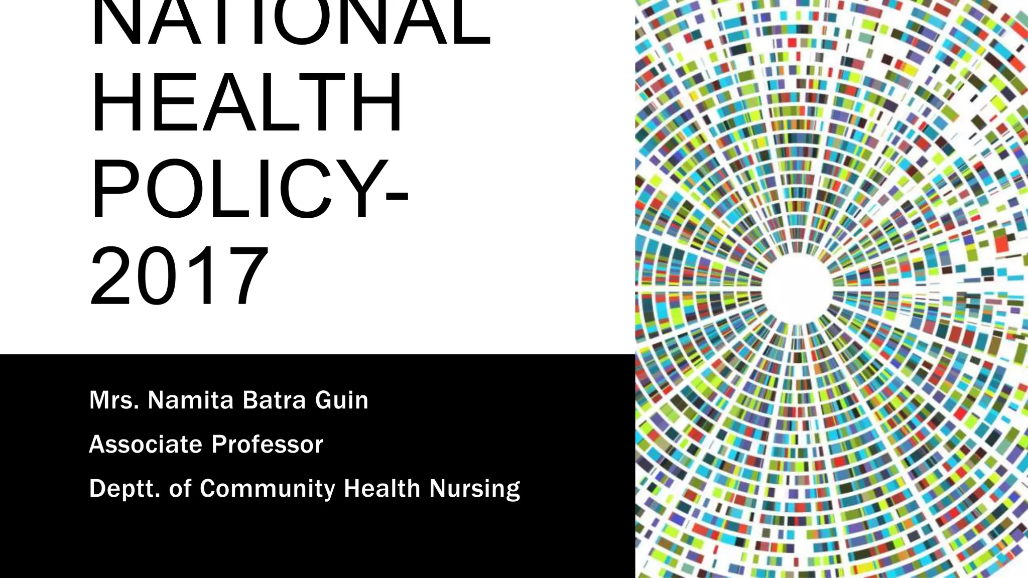 National Health Policy- 2017 | PPTX