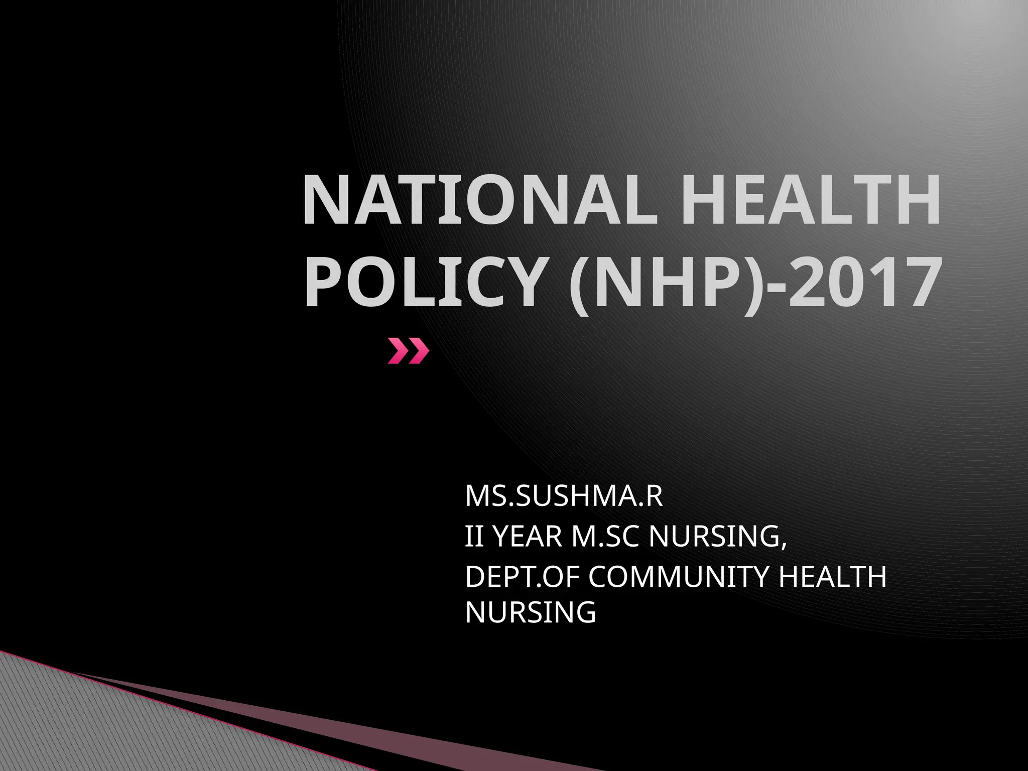 National health programme (NHP)-17.pptx. | PPTX