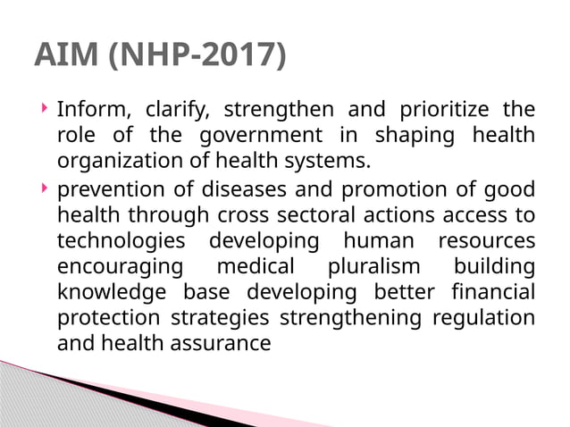 National health programme (NHP)-17.pptx. | PPTX