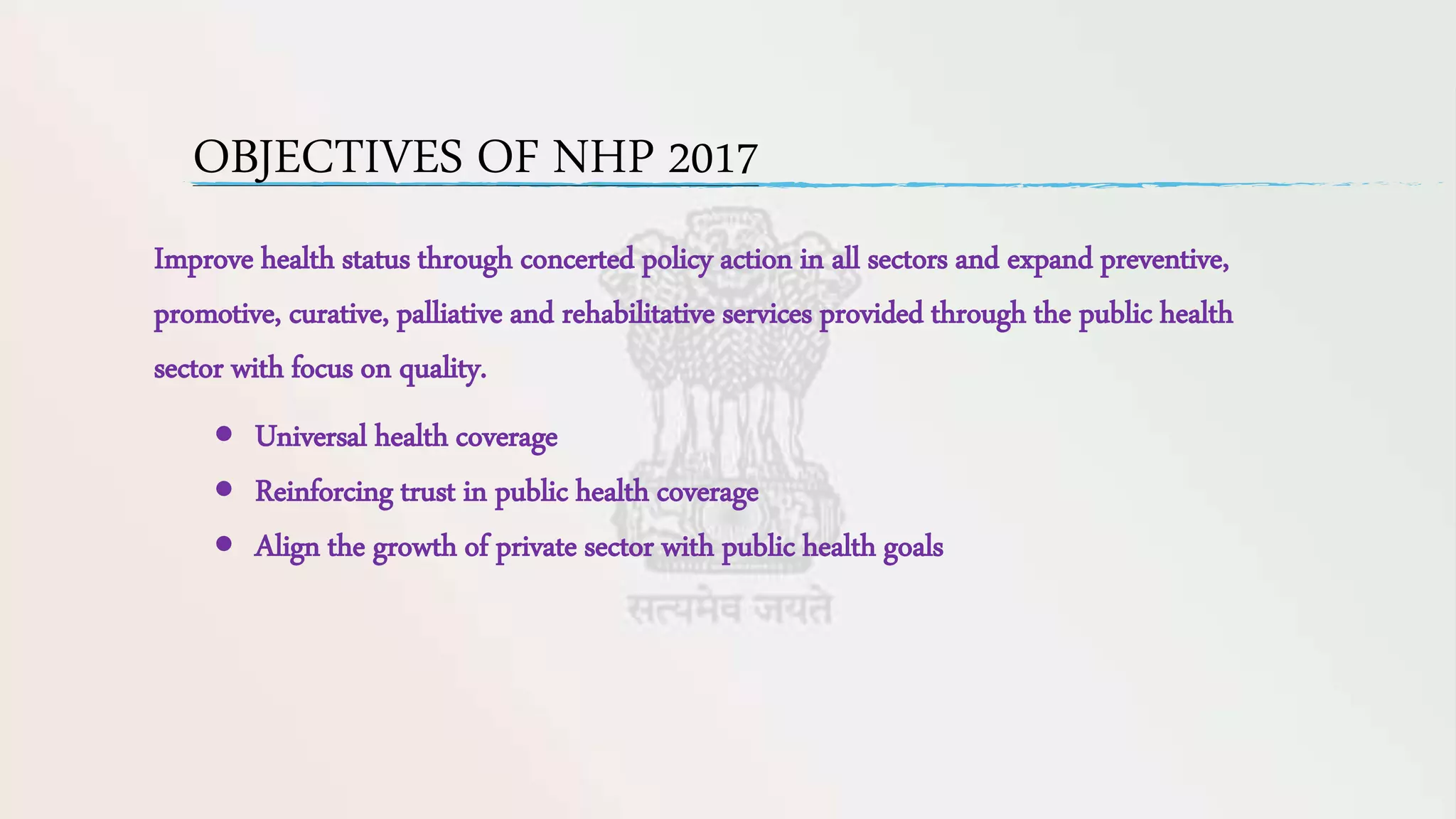 National health policy | PPTX
