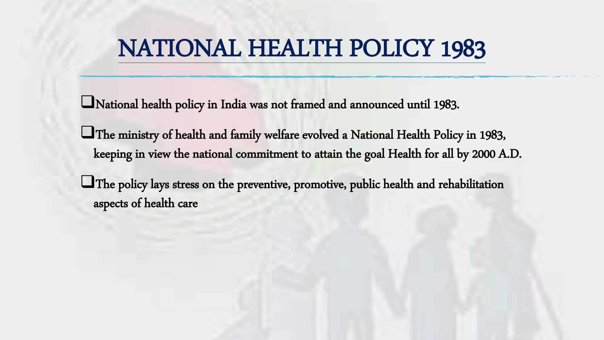 National health policy | PPTX