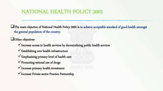 National health policy | PPTX