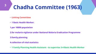 National Health Planning Committees of India | PPTX