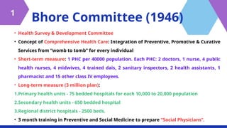 National Health Planning Committees of India | PPTX