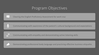 Language Enhancement Skills for a Multi Speciality Hospital ...