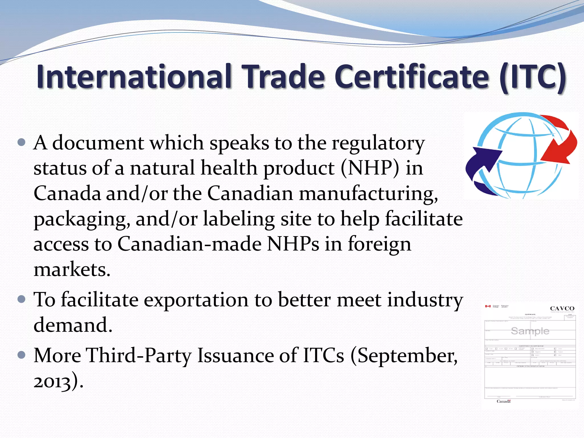 Natural Health Products Canada | PDF