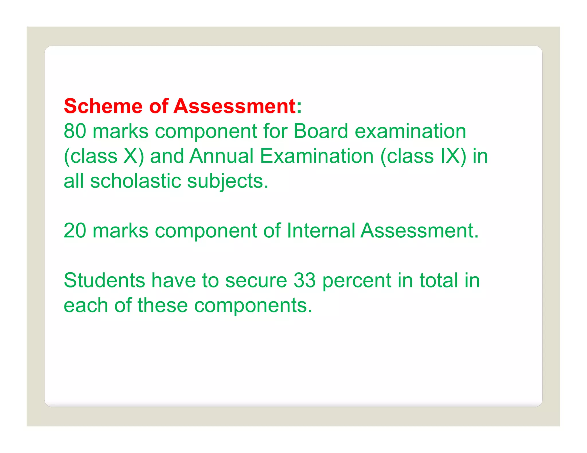 Remodeled Assessment: Class IX & X: 2019 - 20 | PDF