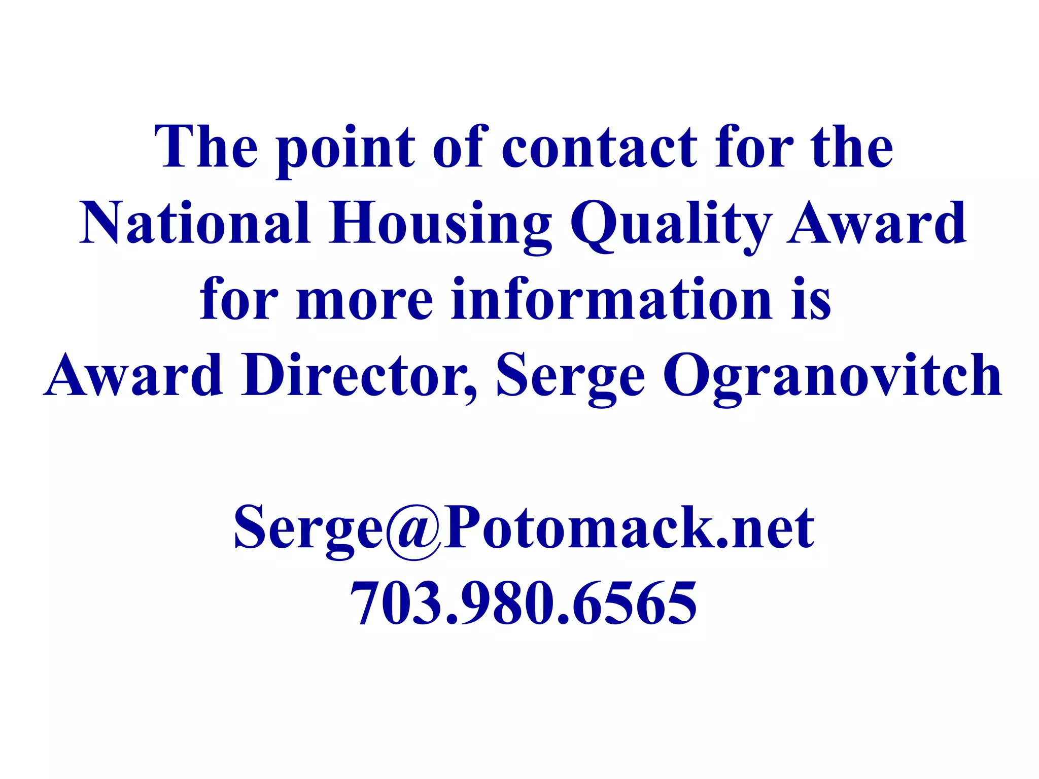 NHQA presentation | PPT