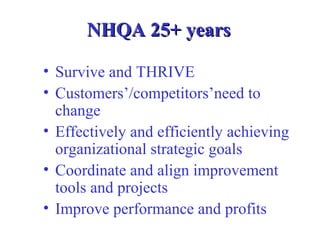 NHQA presentation | PPT