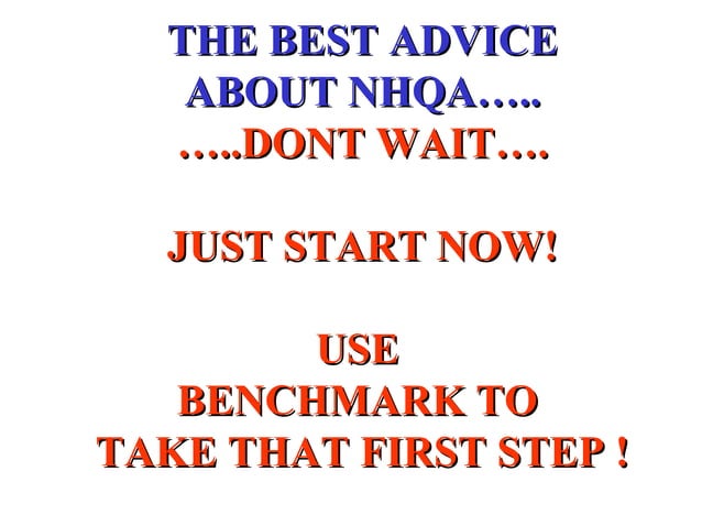 NHQA presentation | PPT