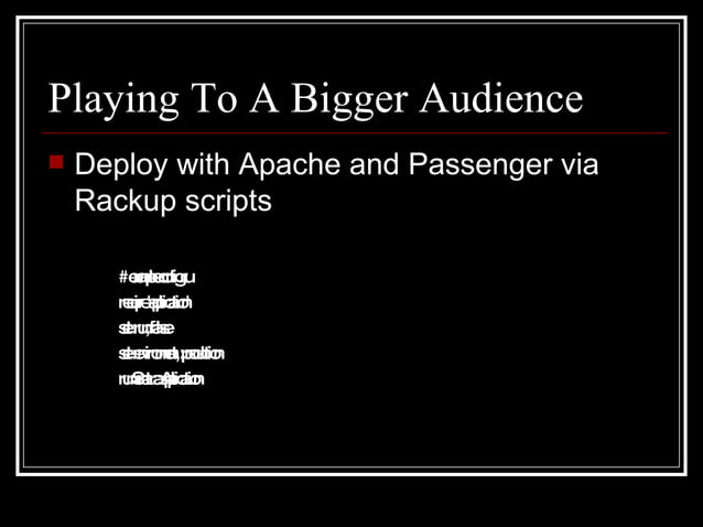 A Quick Introduction to Sinatra | PPT