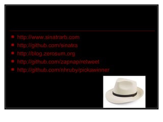 A Quick Introduction to Sinatra | PPT