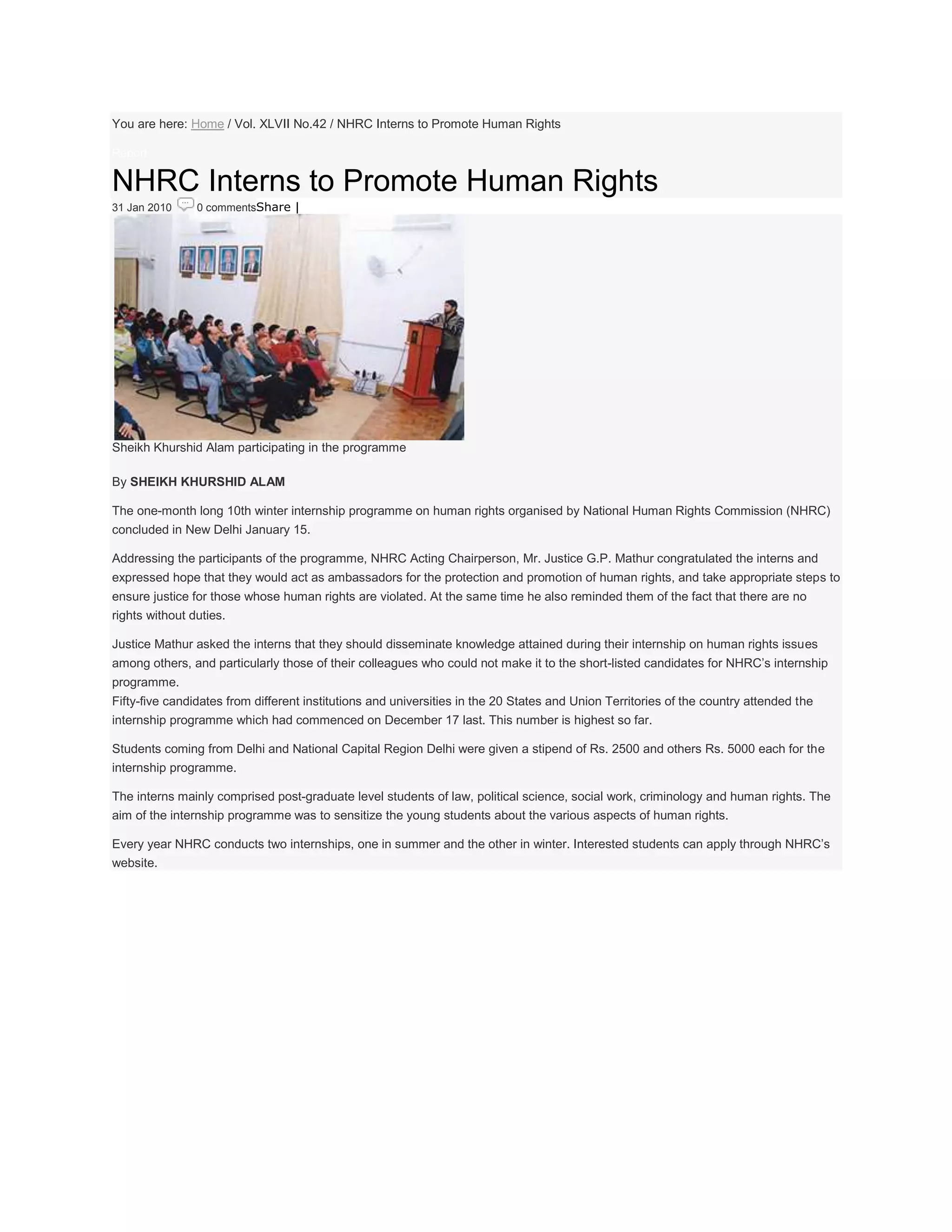 NHRC | DOCX