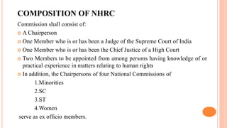 NATIONAL HUMAN RIGHTS COMMISSION | PPTX