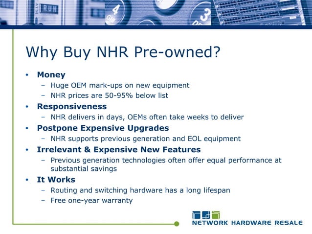 NHR Overview 2011 | PPT | Telecommunications Industry | Industries