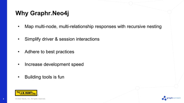 Graphr.Neo4j A Lightweight .NET ORM | PPT
