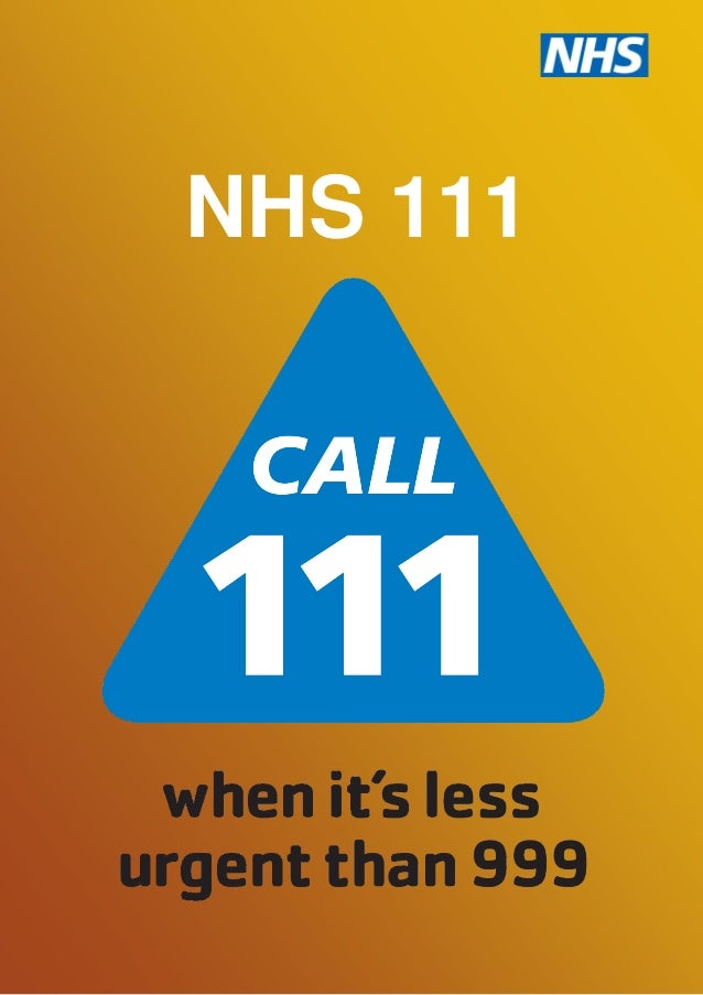 NHS 111: What it means and how it works