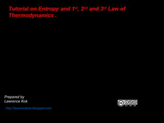 IB Chemistry on Entropy and Laws of Thermodynamics | PPT