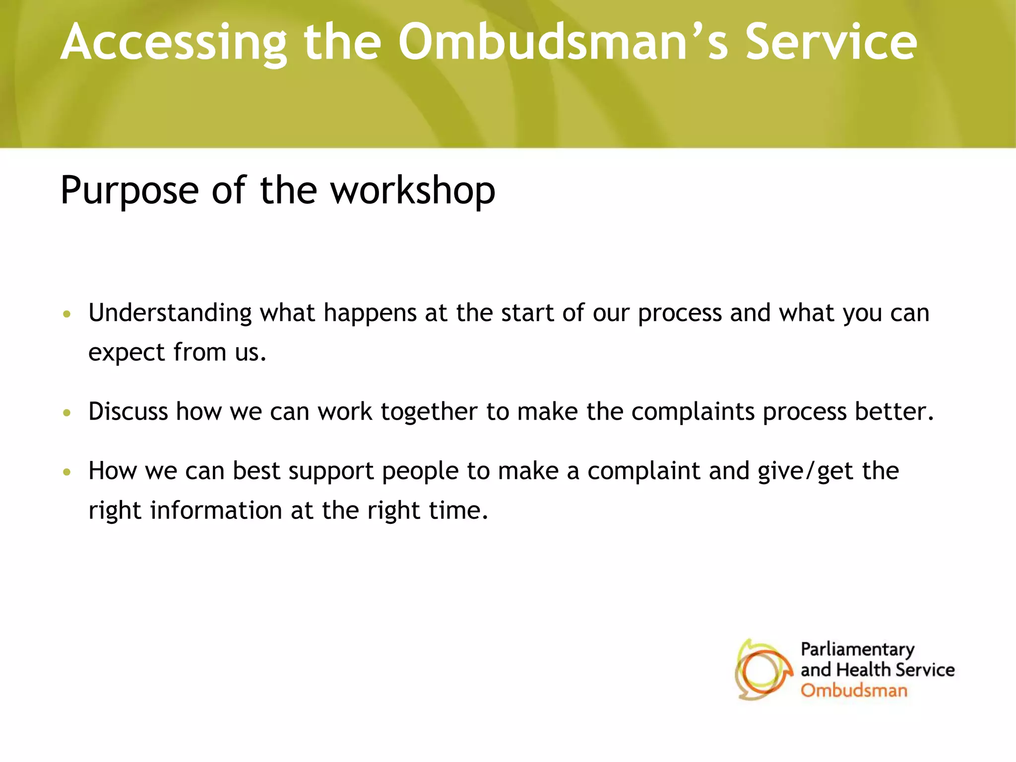 Accessing our service | PPTX